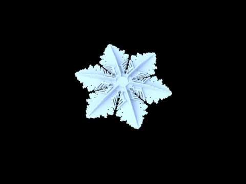 3D Snowflake Simulation Test 2 using Houdini - YouTube