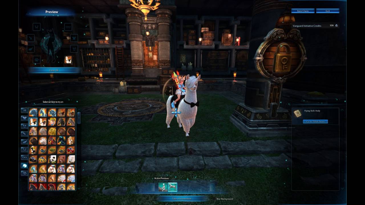 Tera New Lama Mounts - YouTube