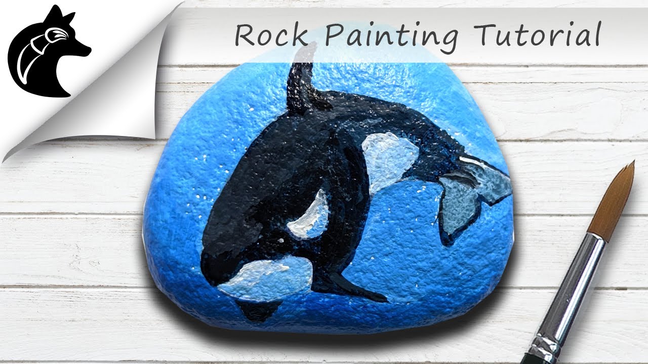 How to paint an orca - YouTube