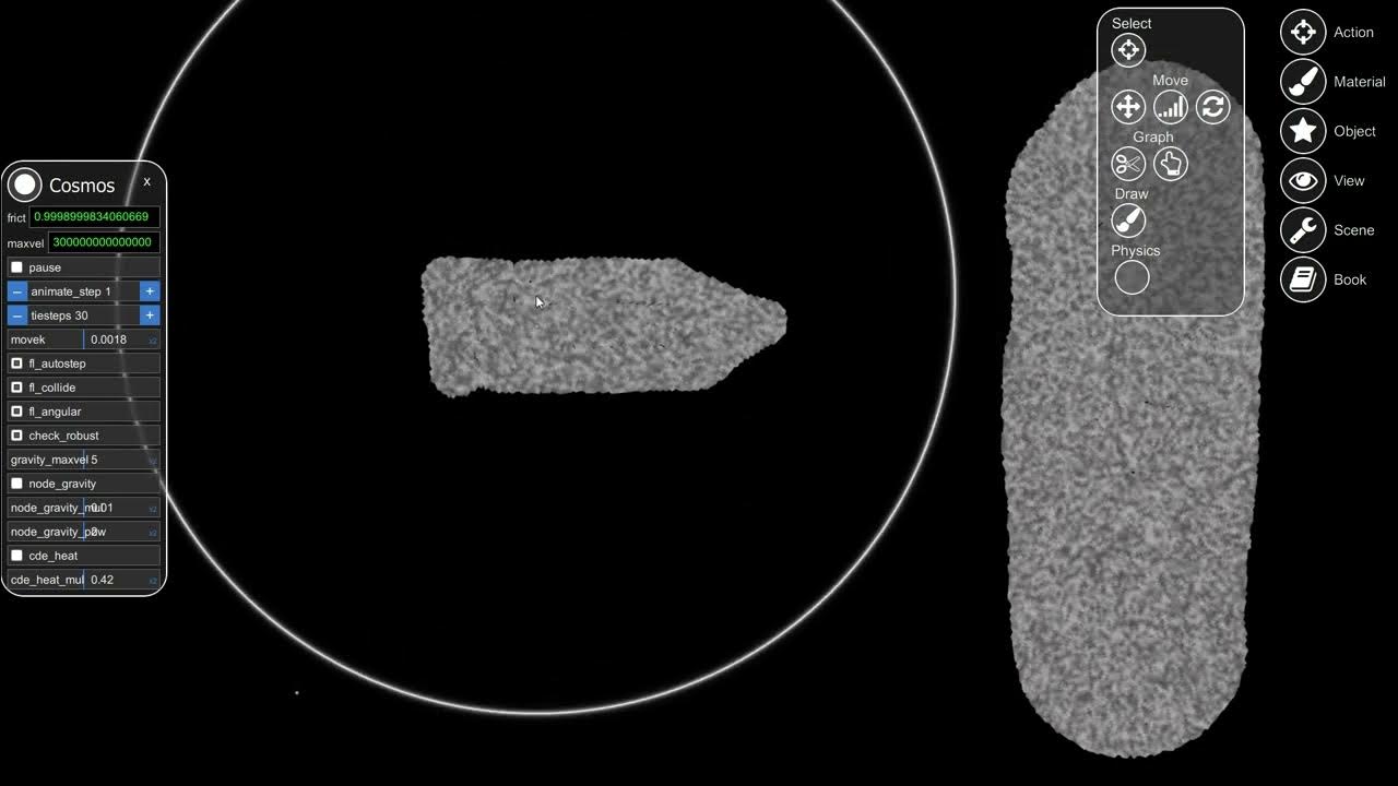 how to make simple penetraton simulations in space simulation toolkit ...