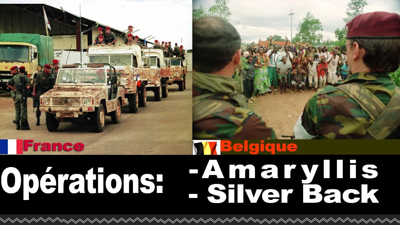 MENYA "Opération Amaryllis & Opération Silver Back" mu Rwanda 1994 ...