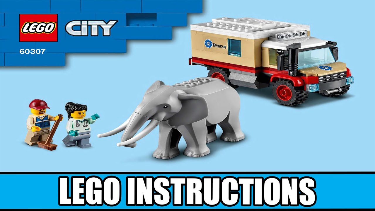 LEGO Instructions | LEGO City | 60307 | Wildlife Rescue Camp (Book 3 ...