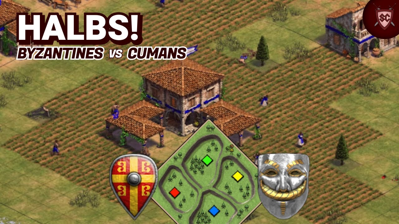 AoE2 DE | HALBS! | Byzantines vs Cumans | Acclivity | 1v1 Gameplay ...