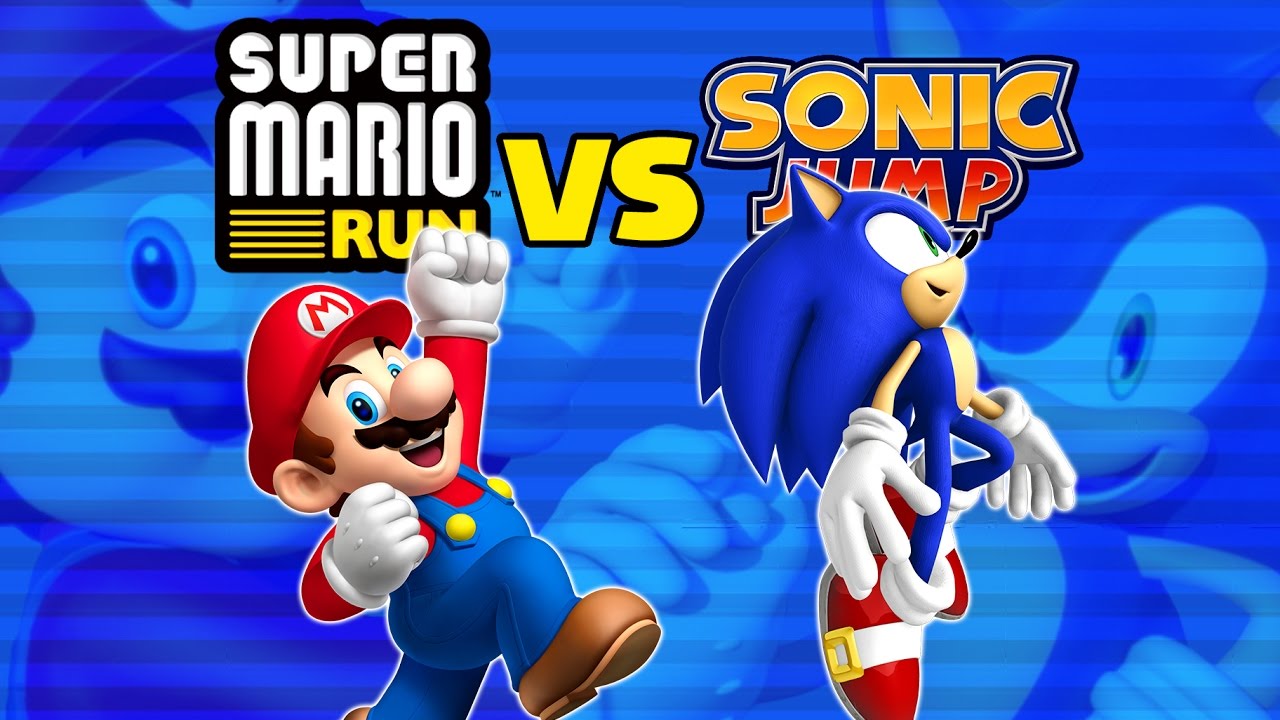 Super Mario Run vs Sonic Jump: The Irony - YouTube