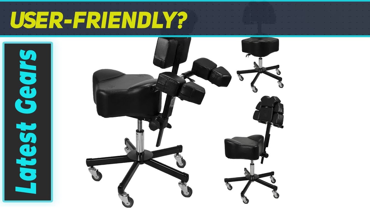 InkBed Adjustable Ergonomic Chair Stool: Unmatched Comfort for Tattoo ...