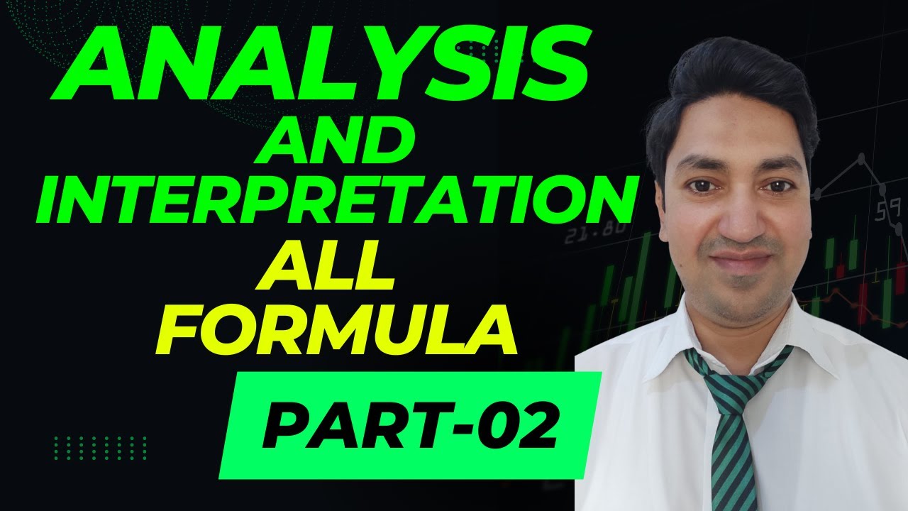 Analysis and Interpretation All Formula | Ratio Analysis Formulas ...