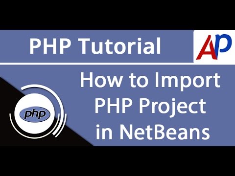 How to Import PHP Project in NetBeans - YouTube