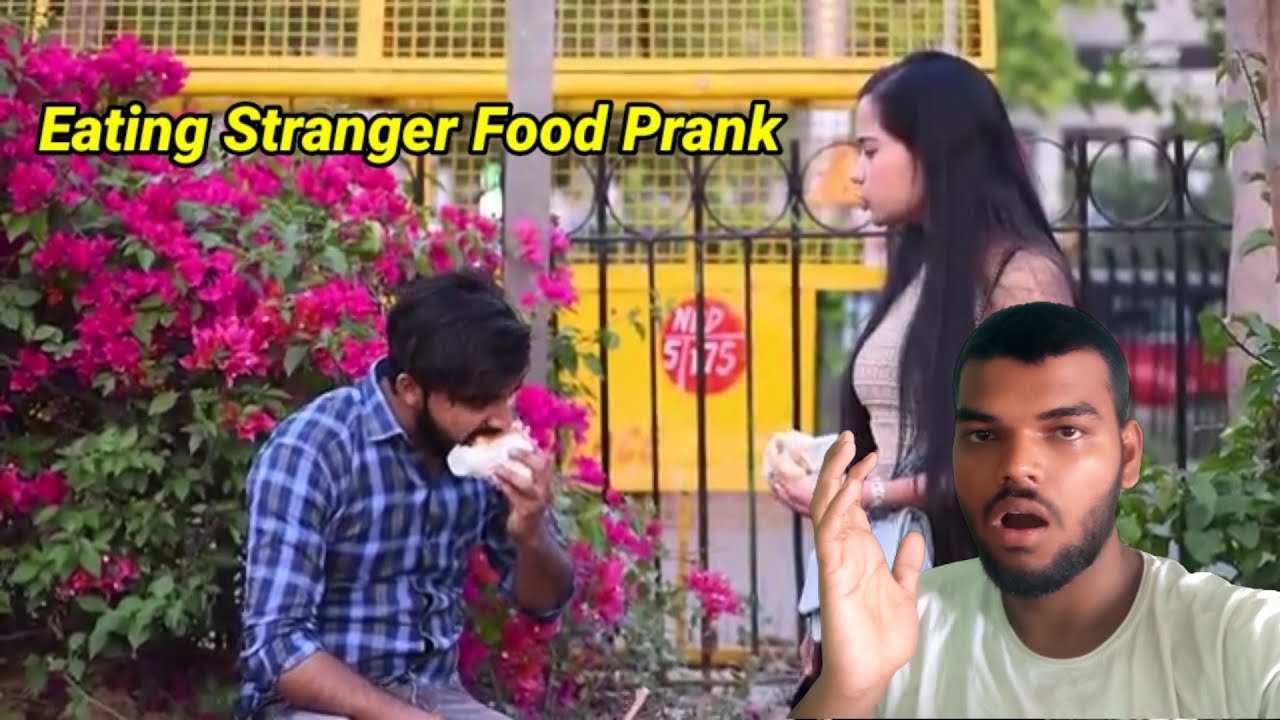 Eating Stranger Food Prank 😜 | Food Snatching Prank | Reaction Video 😱 ...