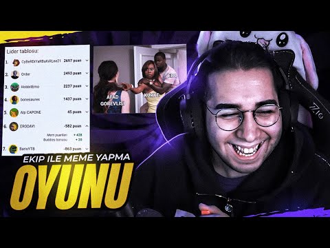 BOL SHITPOST VE EĞLENCELİ MEMELER YAPTIK | EKİP İLE  MAKE IT MEME OYNADIK #3