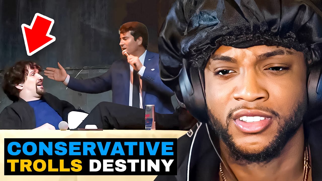Troll Crashes Out On Destiny in a Debate - YouTube