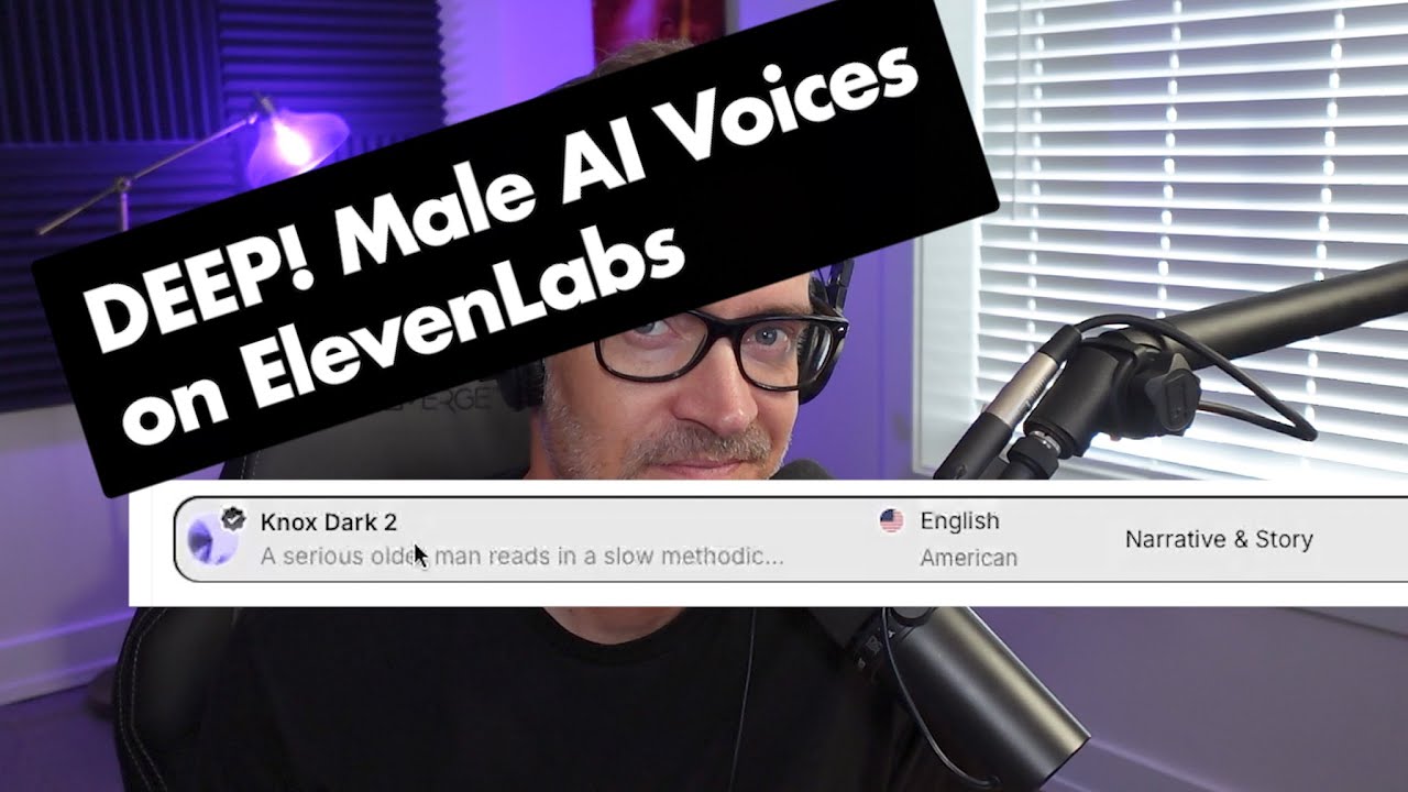 DEEP Male AI Voices on ElevenLabs - YouTube
