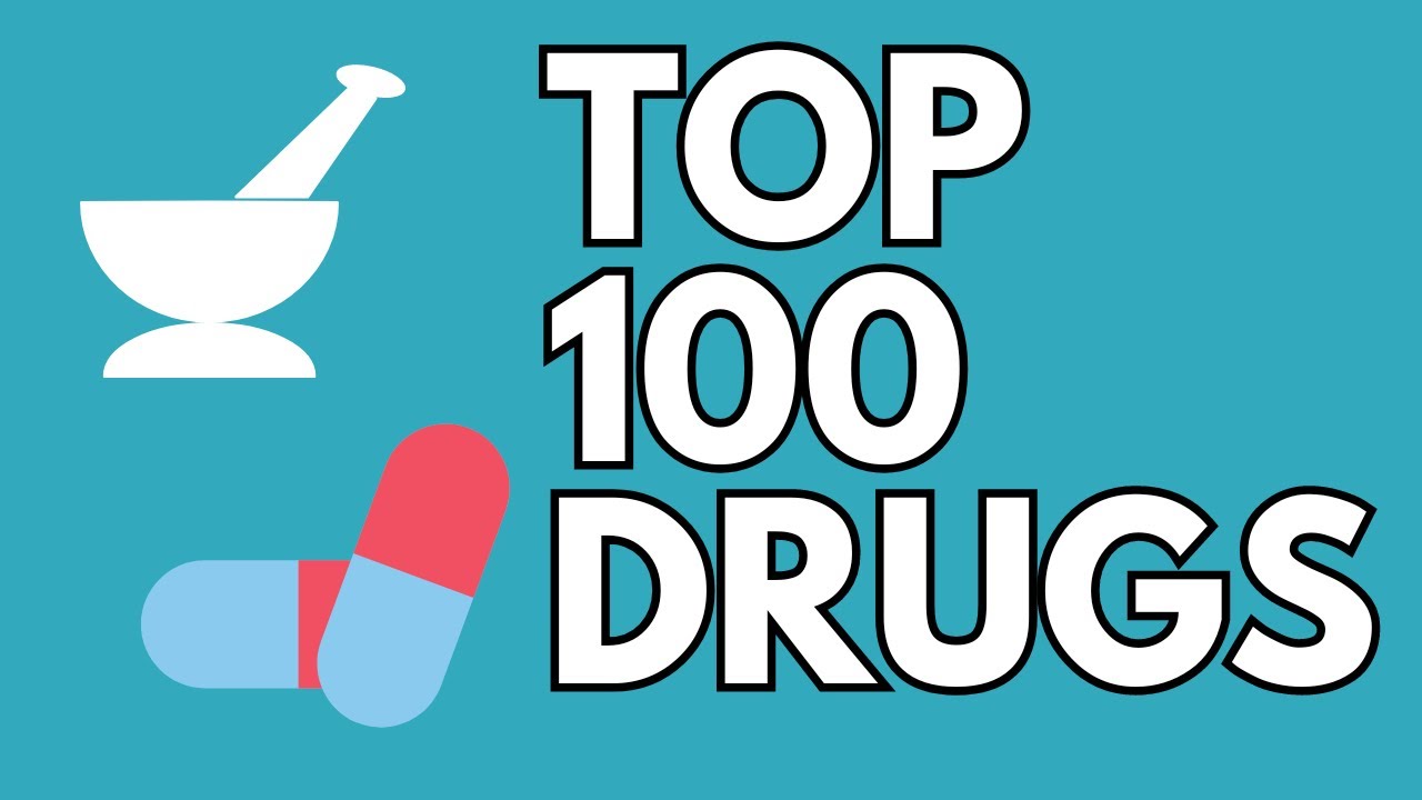Top 100 Drugs in Pharmacy (Brand Name/Generic) - Flash Cards + Quiz ...