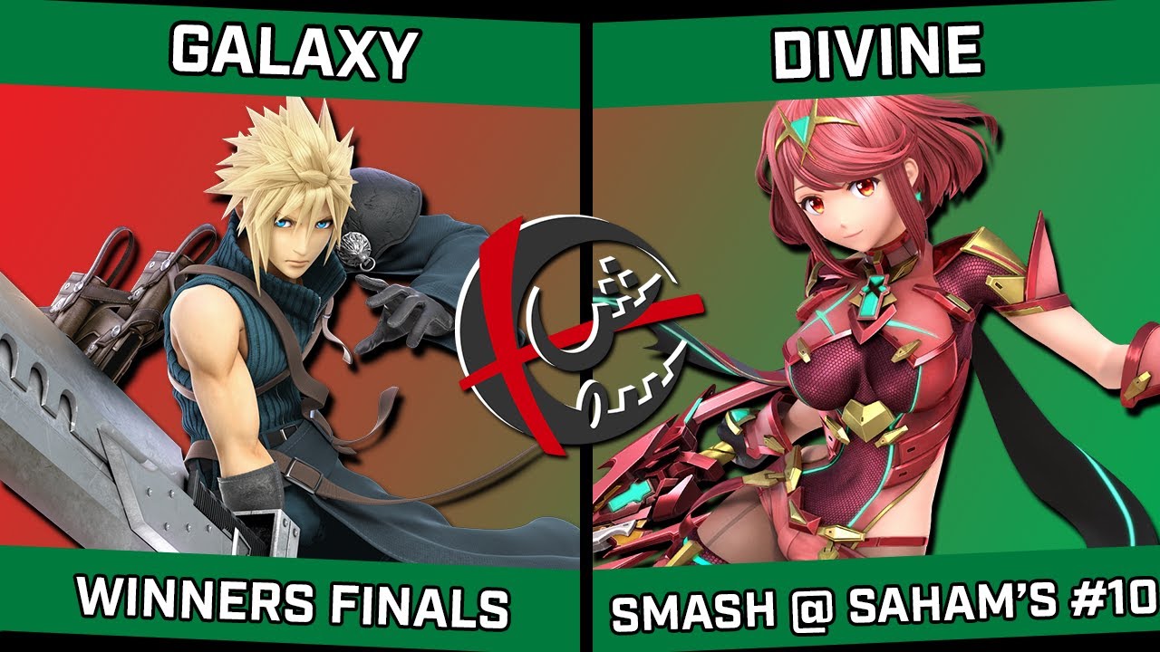 Galaxy (Cloud) vs Divine (Pyra Mythra) - Smash @ Saham's #10 - Winners ...
