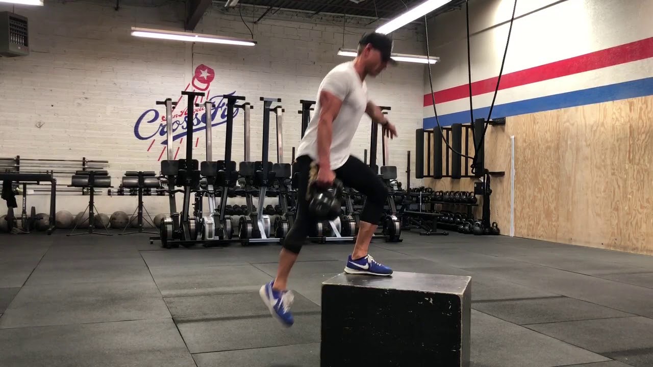 Contralateral Suitcase Box Step Up - YouTube