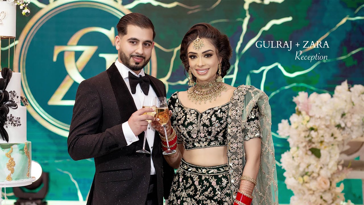 GULRAJ + ZARA | RECEPTION | CINEMATIC | HIGHLIGHTS | 2023 - YouTube