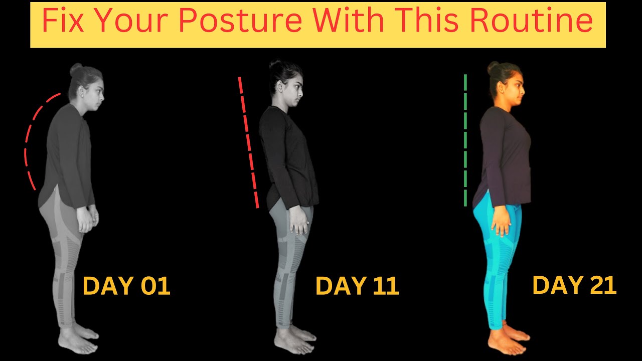 How to Fix Bad Posture ?| Easy Beginner's Friendly asanas for Posture ...
