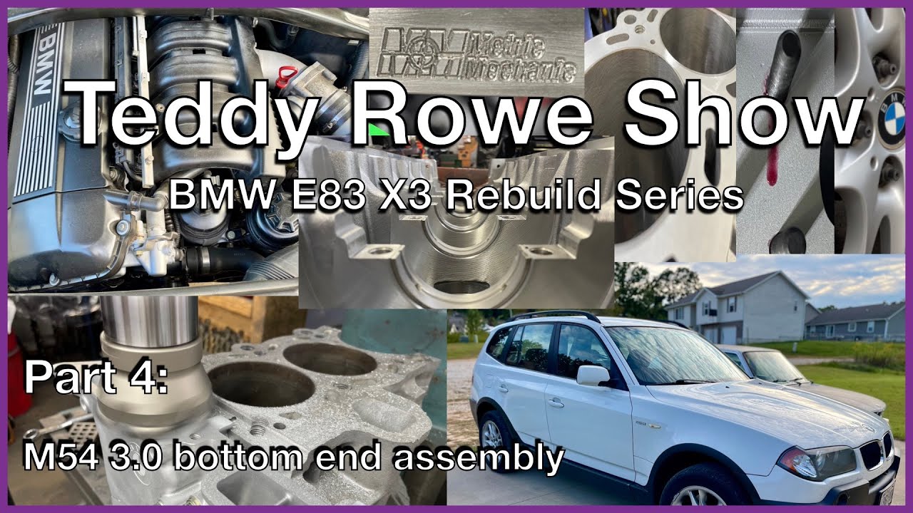 M54 3.0 Engine Rebuild for my BMW E83 X3 2.5i (Part 4-Block) - YouTube