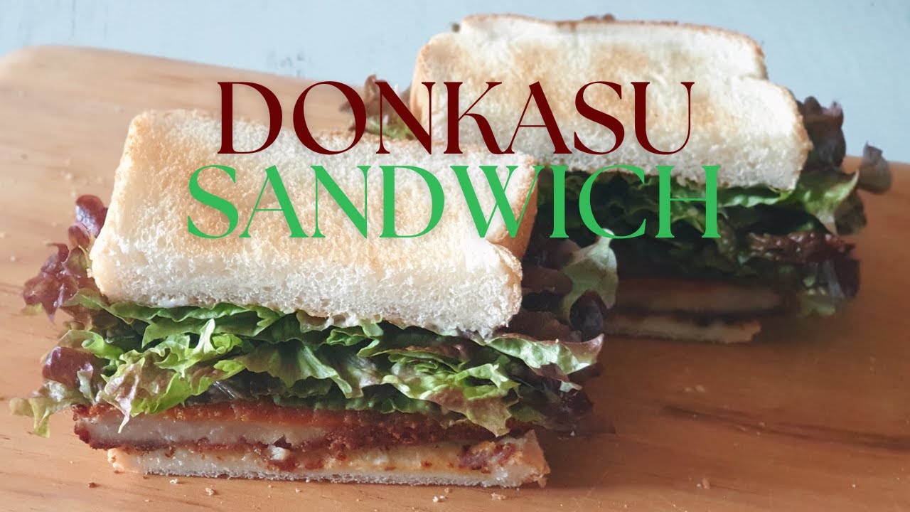 돈까스 샌드위치 Donkasu Sandwich / Korean Pork Cutlet Sandwich - YouTube