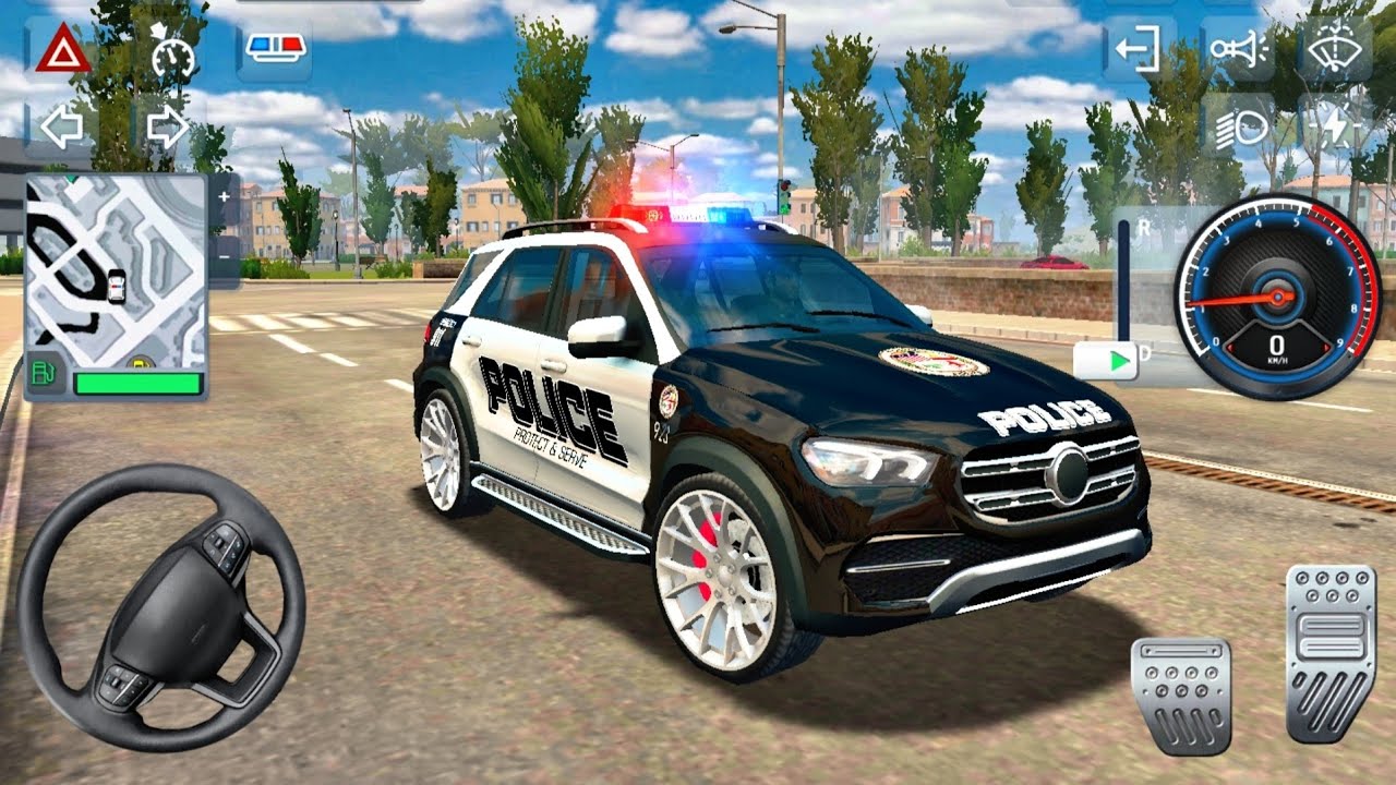 City Police Mercedes GLS Car Chase Driving 3D - Police Simulator : Car ...