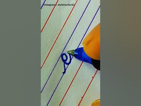 How to join the cursive letter "ev" | Learn cursive a to z step by step ...