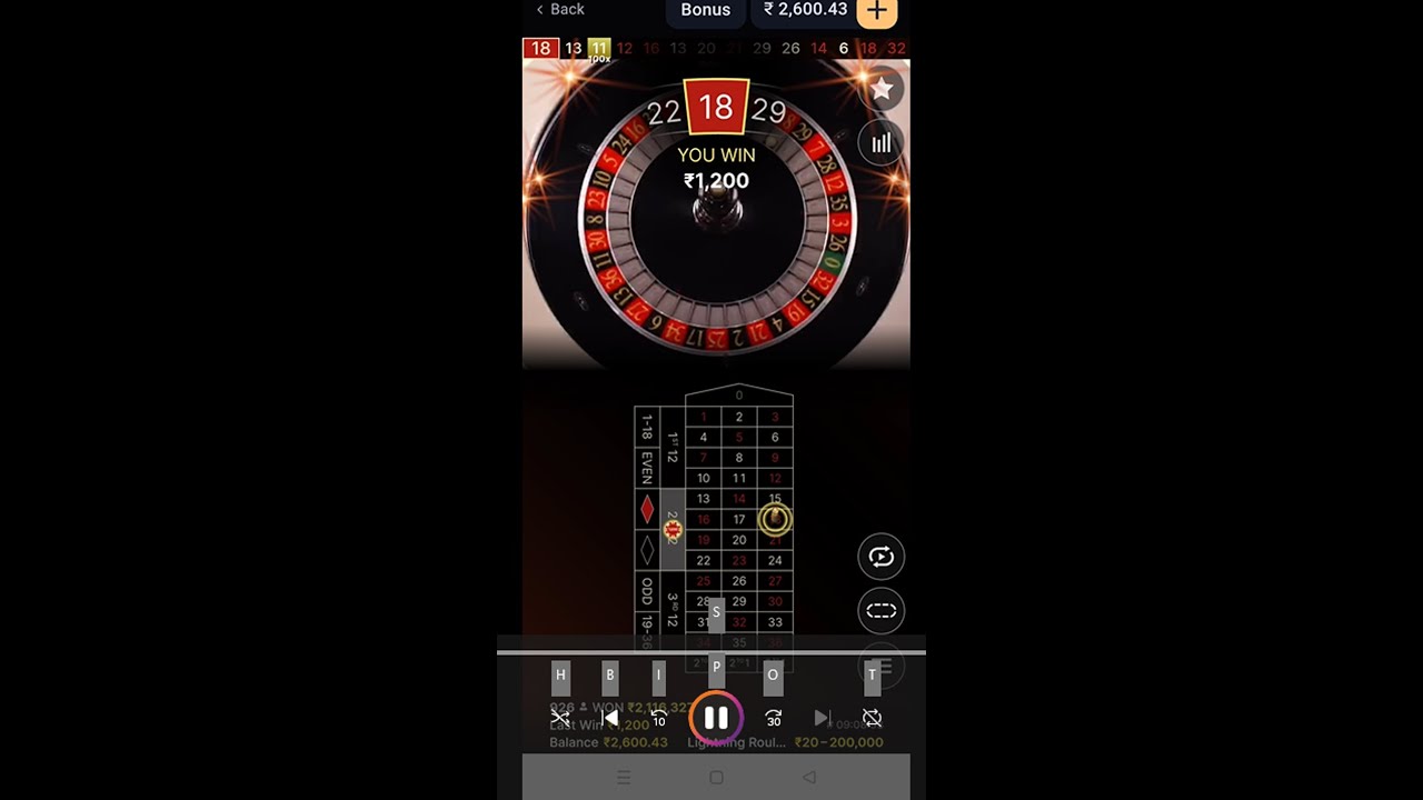 Lighting Roulette total loss basic tricks for wining real money ...