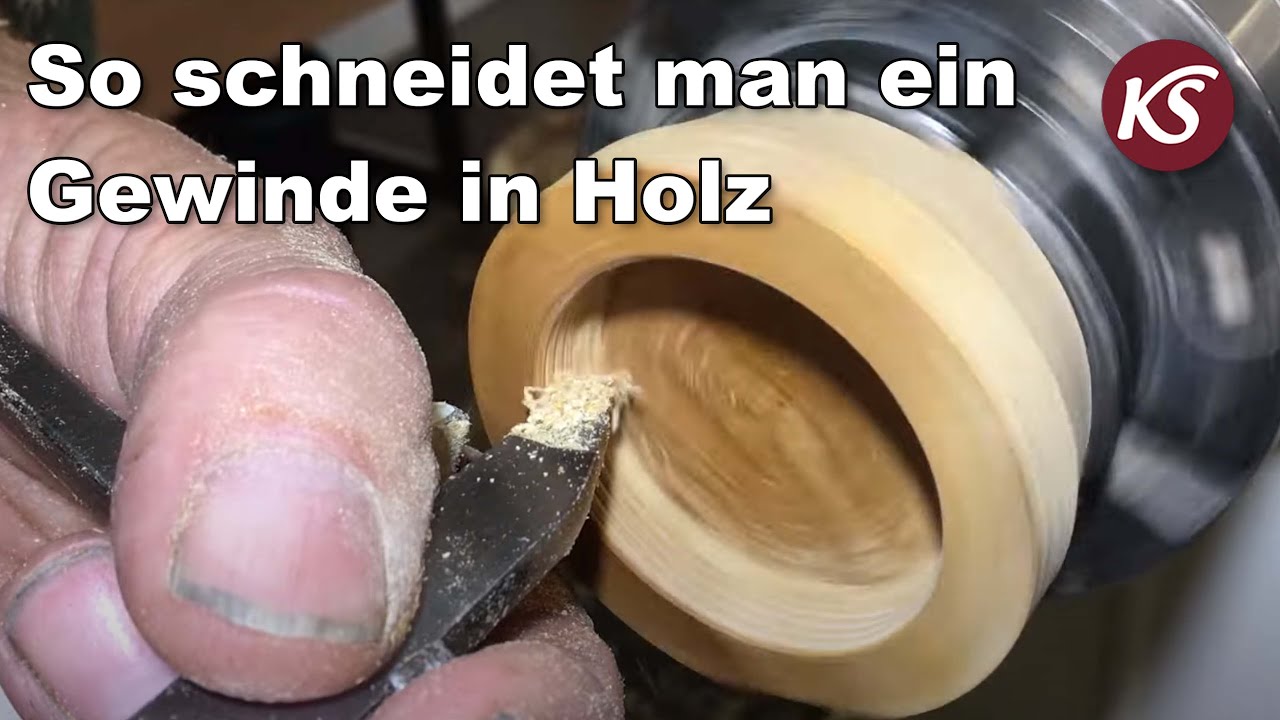 In Holz Gewinde Schneiden