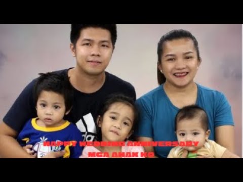 HAPPY WEDDING ANNIVERSARY MGA ANAK KO #family #familyvlog - YouTube