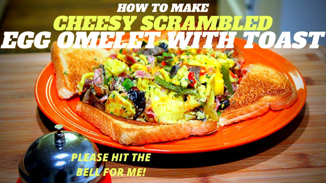 BREAKFAST SCRAMBLED EGGS OMELET}HOWTO MAKE CHEESY SCRAMBLED EGG OMELET ...