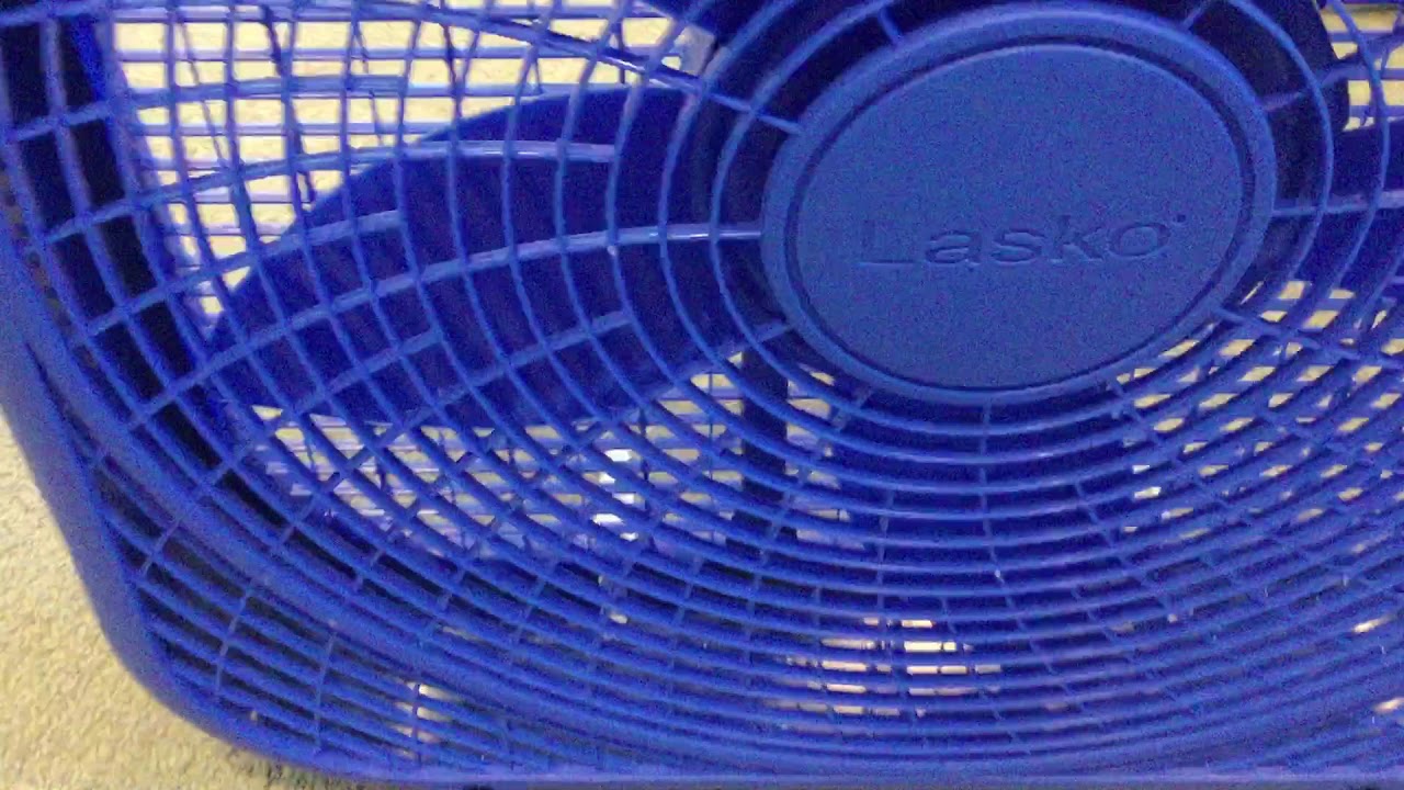 Lasko Cool Colors Box Fan - YouTube