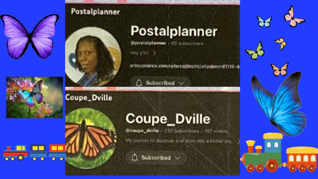 The Butterfly Train @postalplanner @coupe_dville - YouTube