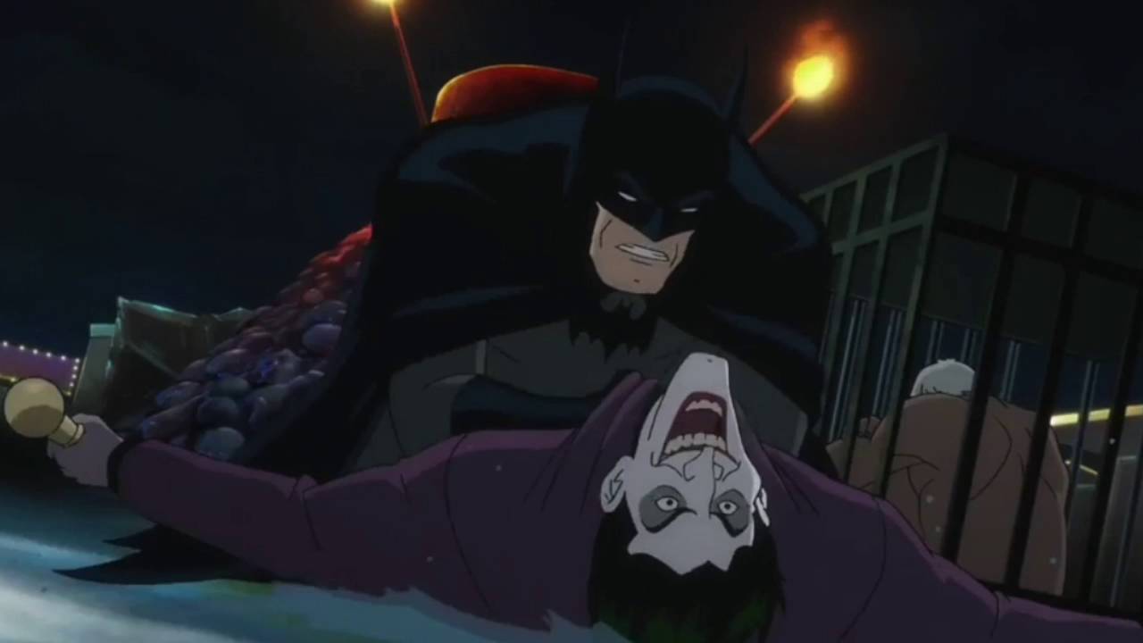 Batman rescues Commissioner Gordon - Batman: The Killing Joke - YouTube