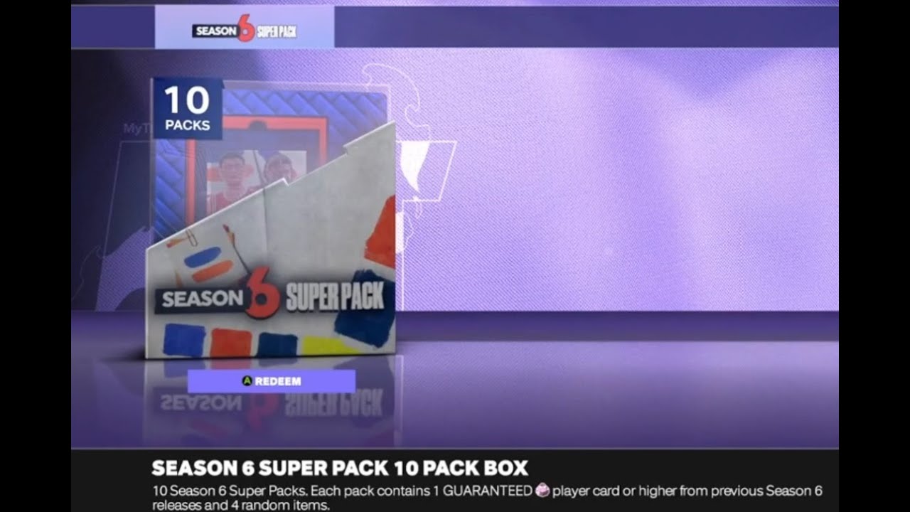 NBA 2k24 MyTeam - Season 6 Super Box Pack Opening - YouTube