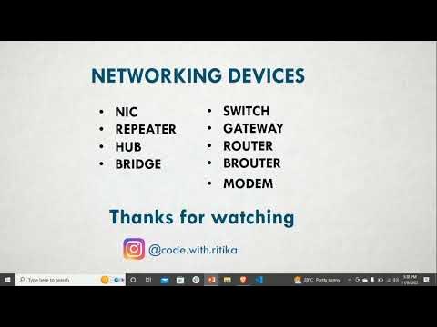 Networking devices in detail| NIC, Repeaters, HUB, Bridge | - YouTube