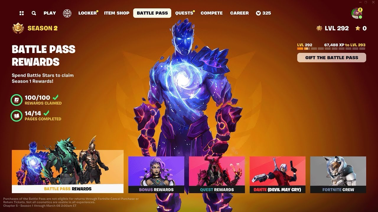 Fortnite Season 2 Battle Pass LEAKED | Myths and Mortals | New skins ...
