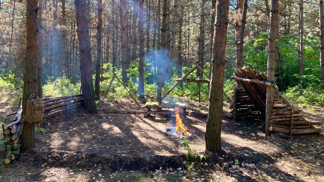 BUSHCRAFT BASE CAMP REVIEW - YouTube