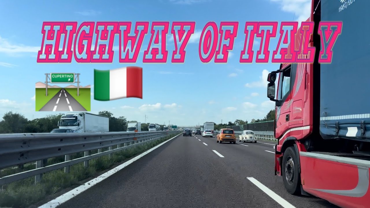 Beautiful highway in Italy🇮🇹 - YouTube