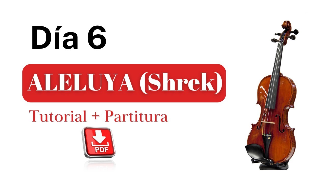 6. ALELUYA . Tutorial y notas para Violin Acordes - Chordify