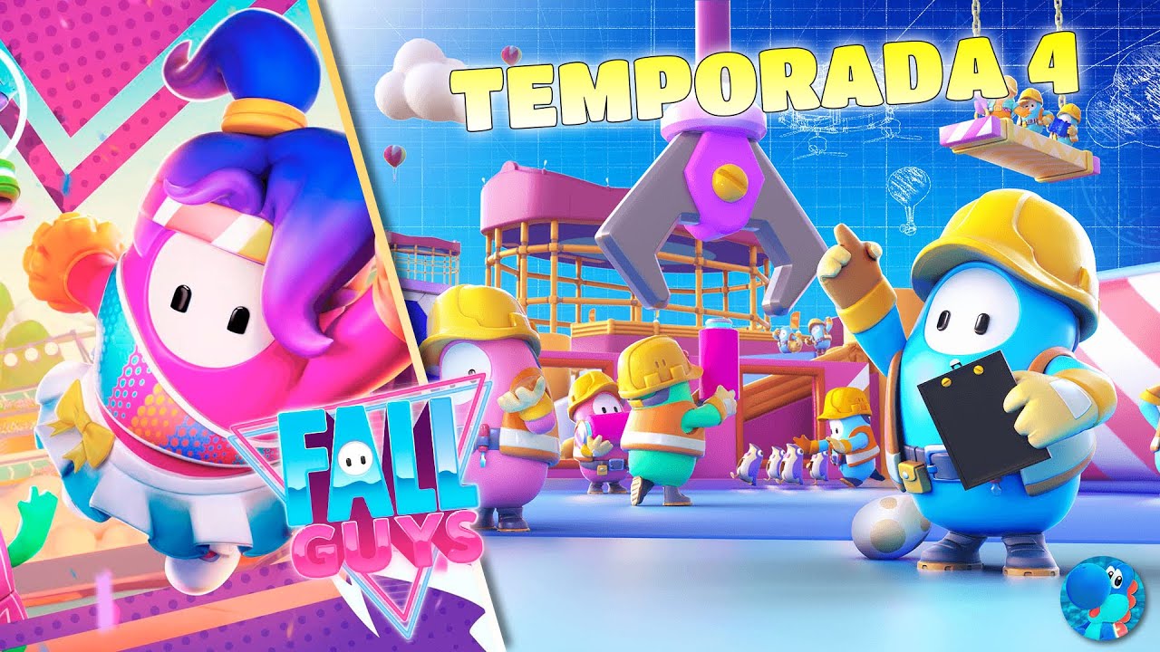 ⚒️ ¡LLEGÓ EL MODO CREATIVO A FALL GUYS! | Temporada 4 con @PokezXZ ...