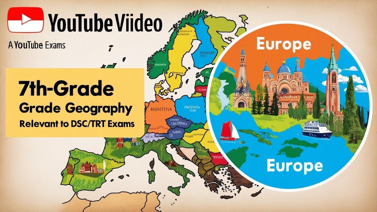 social geography 7th class topic : Europe for dsc trt - YouTube