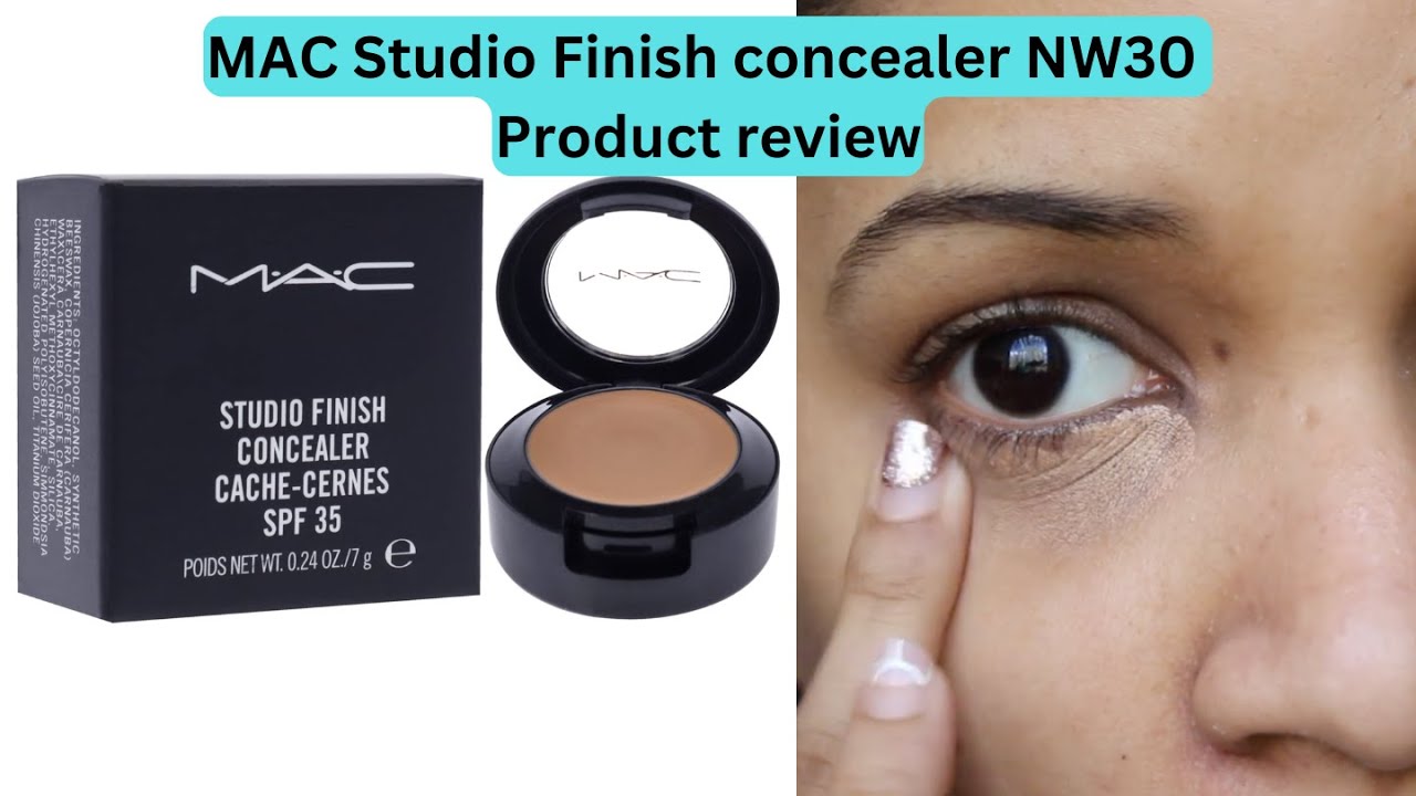 Product Review M A C Studio Finish Concealer SPF 35 Shade NW30 - YouTube