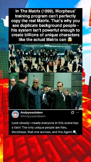 In The Matrix (1999), Morpheus' training program can't perfectly copy ...