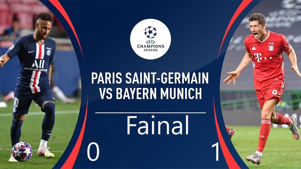 PSG vs Bayern Munich 0-1| Champions League Final 2020|All Golas ...
