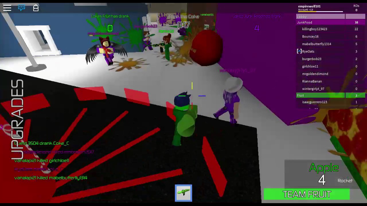 ROBLOX Food fight - YouTube