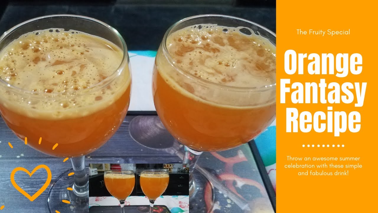 Orange Fantasy | Orange Fantasy Recipe BY COOKING WITH RABIA KHAN - YouTube