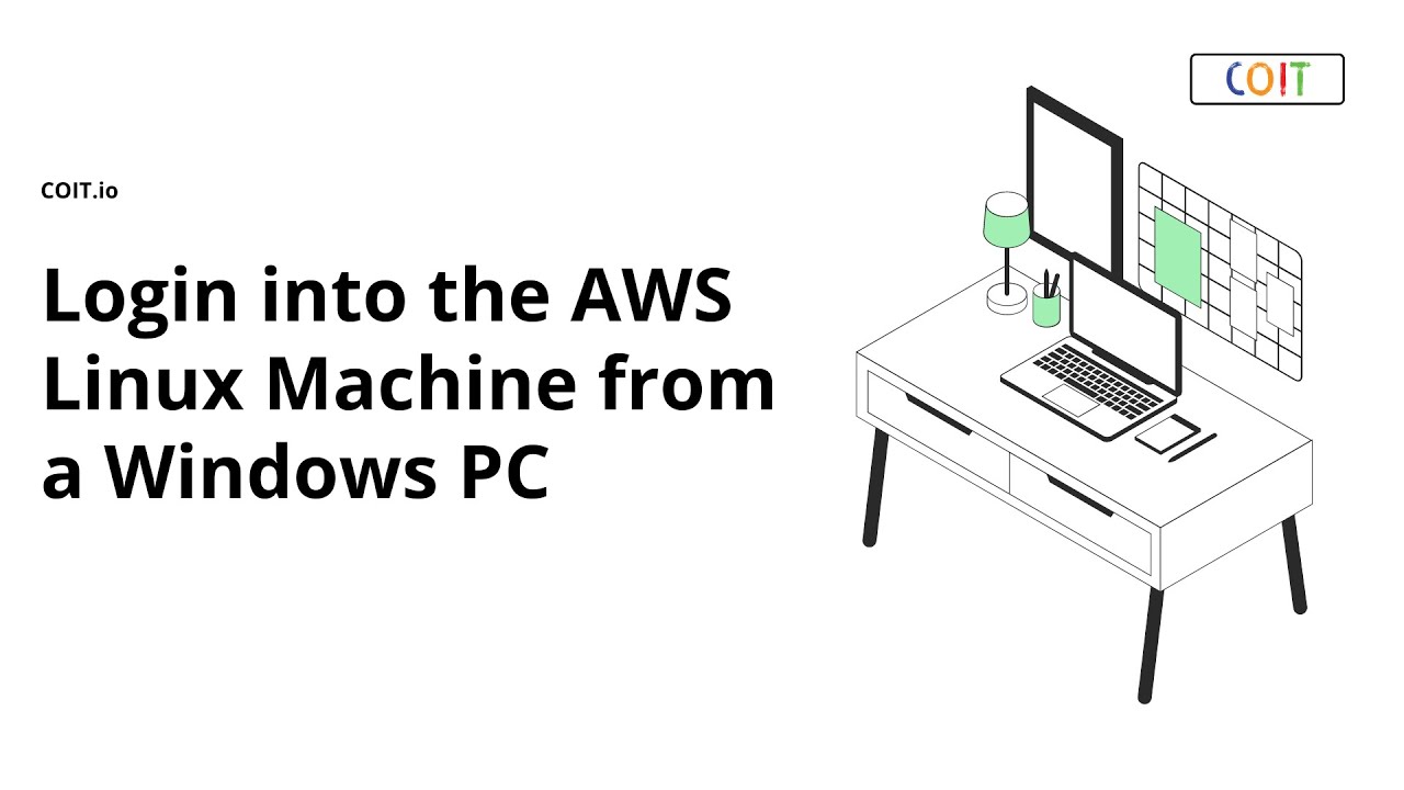 Login into the AWS Linux Machine from a Windows PC | COIT - YouTube