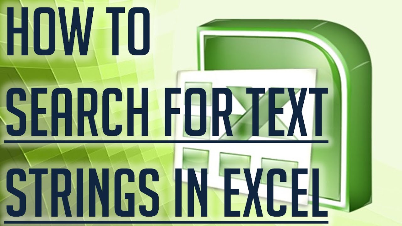 Free Excel Tutorial HOW TO SEARCH FOR TEXT STRINGS IN EXCEL Full HD Free Excel Tutorial HOW TO SEARCH FOR TEXT STRINGS IN EXCEL Full HD