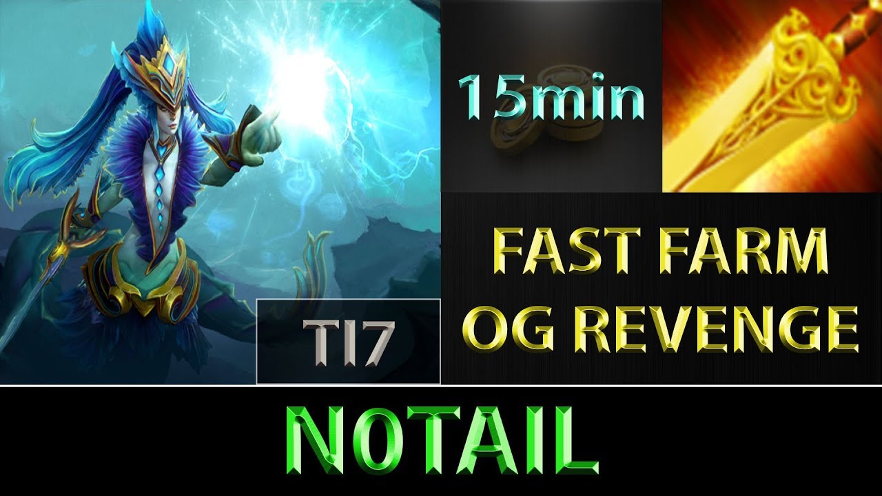N0tail [Naga Siren] Fast Farm OG Revenge vs TNC Dota 2 TI7 - YouTube