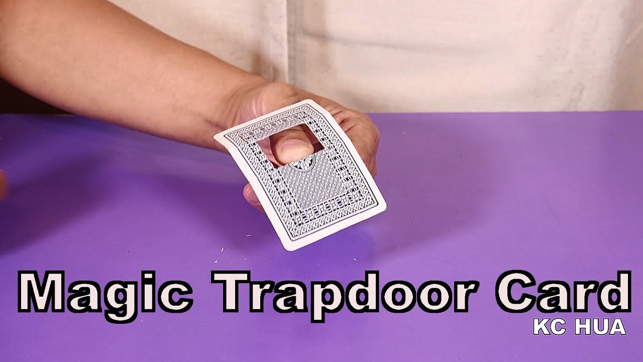 Magic Trick Trapdoor Card - YouTube