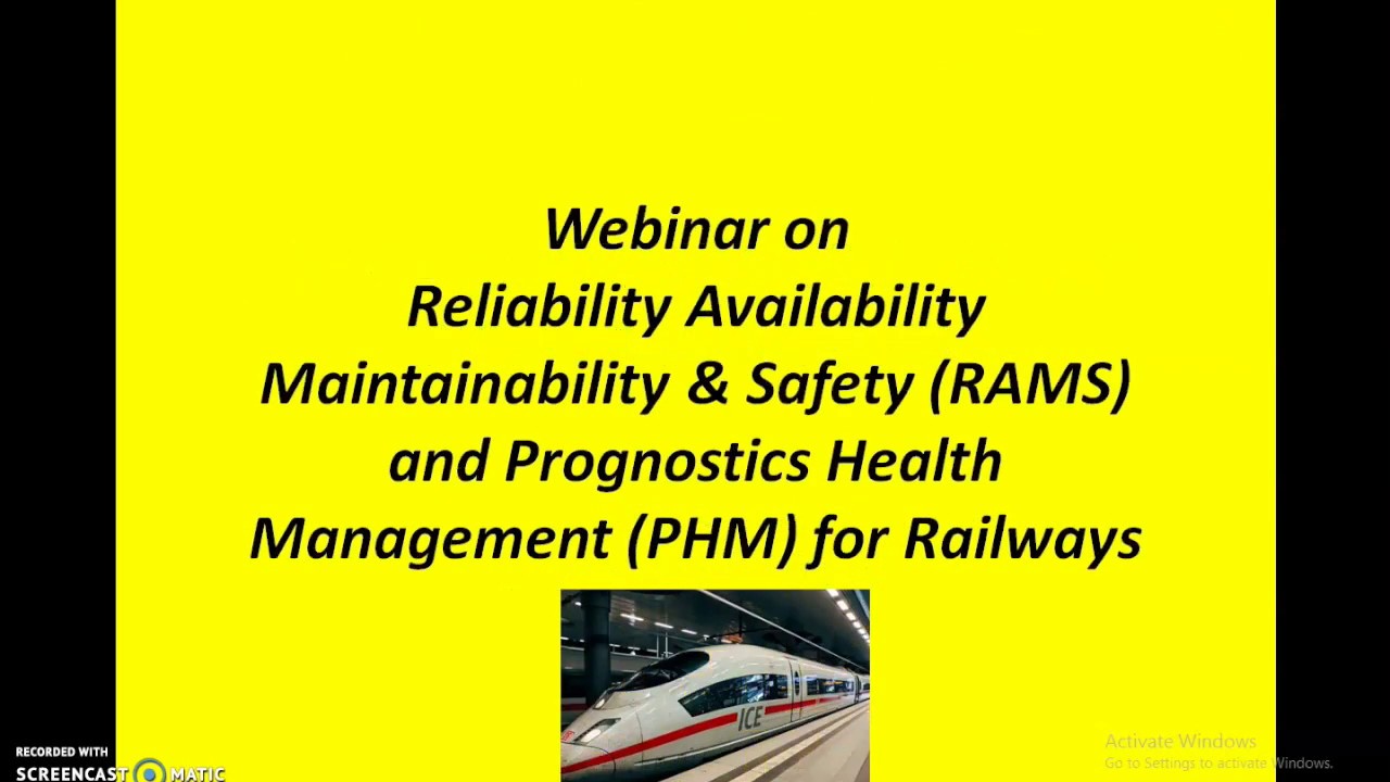 Reliability Availability Maintainability & Safety (RAMS) and ...