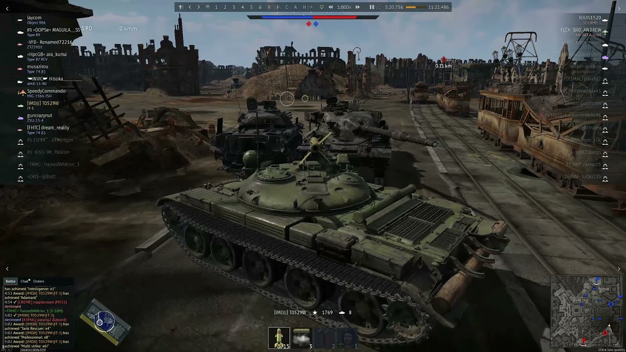 War Thunder - IT 1 & T62 10 kills - YouTube